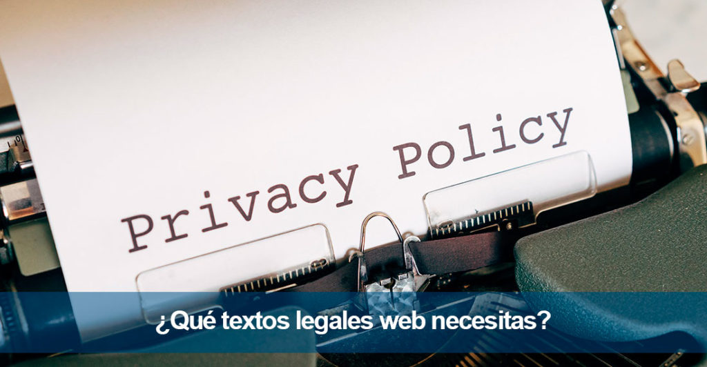 ¿Qué textos legales web necesitas? - IBERMEGA